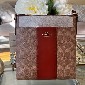 Coach | Bags | Coach Kitt Messenger Crossbody In Colorblock Signature ...